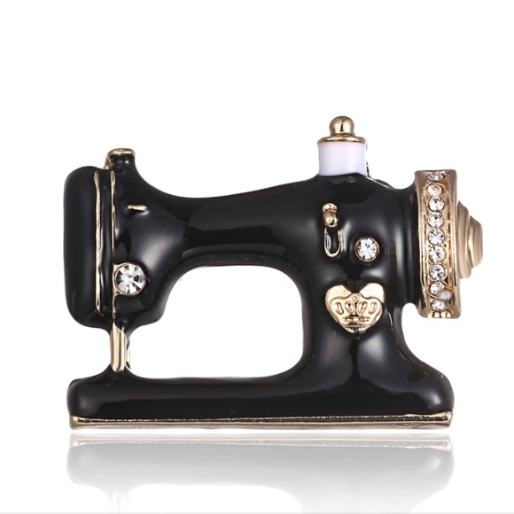 Jewelry | Vintage Style Sewing Machine Brooch | Poshmark